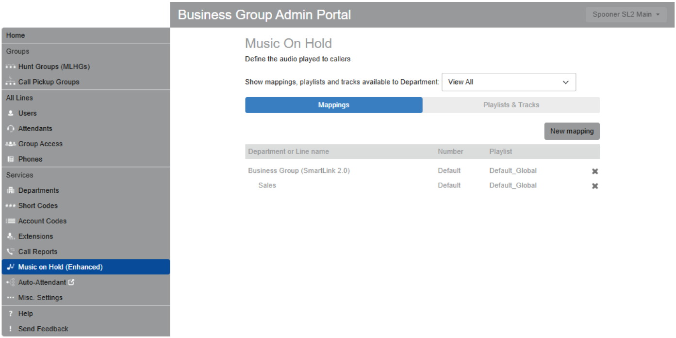 Smartlink PBX | Enhanced Music on Hold